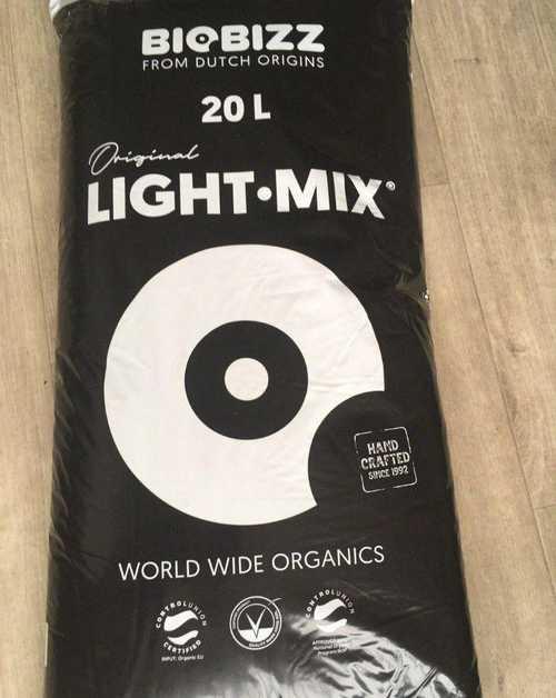 BioBizz Light mix 20L Light mix 50L грунт субстрат