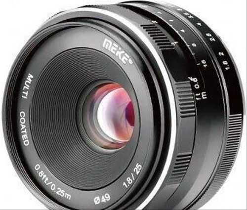 Meike MK-25mm f/1.8 для Sony E-mount