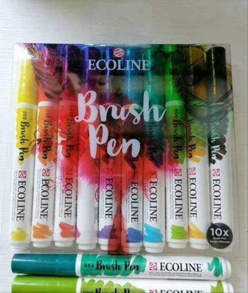 Акварельные маркеры Ecoline Brush Pen 10 шт