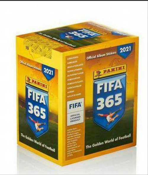 Наклейки panini fifa 365 2021, 50 пакетиков