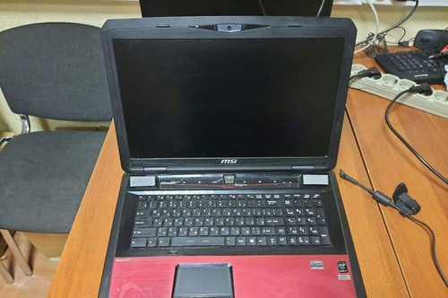 Игровой MSi GT70-2PC. core i7-4710MQ 2.50GHz. GeFo