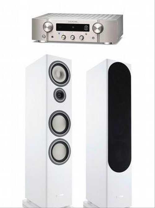 Canton Townus 90 White + Marantz PM7000N Silver