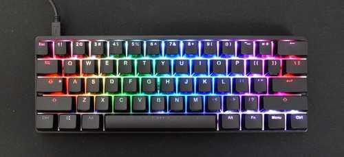 Механическая клавиатура Vortex Pok3r Black RGB (ch