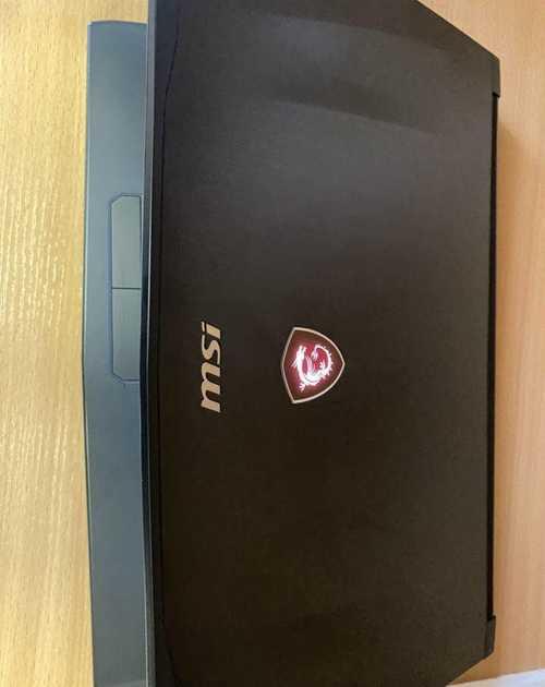 Ноутбук msi gp62m, 1050Ti 4gb, i7-7700HQ, 16 RAM