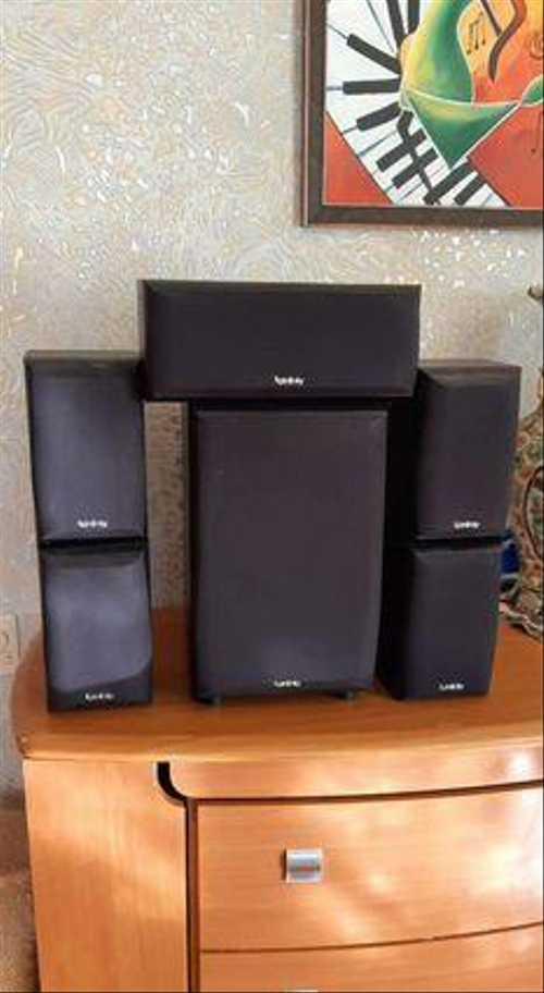 Домашний кинотеатр 5 1 Yamaha с активным subwoofer
