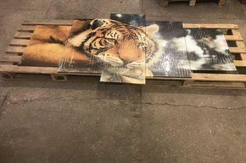 Модульная картина “Тигр»