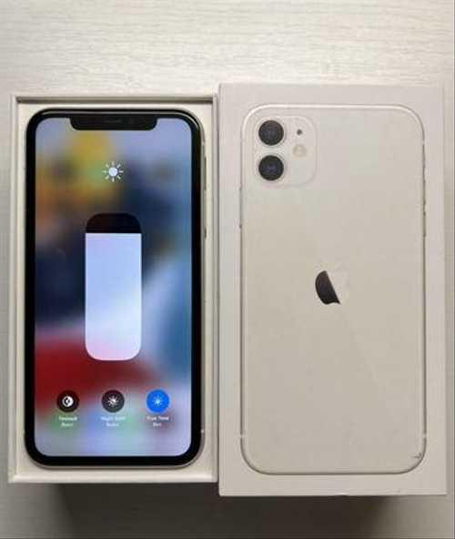 iPhone 11 white 64gb Ростест, идеал