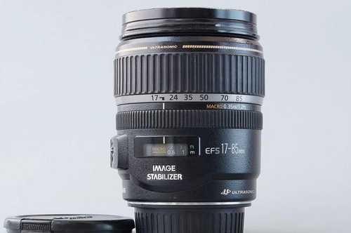 Объектив Canon EF-S 17-85mm f4-5.6 с фильтром