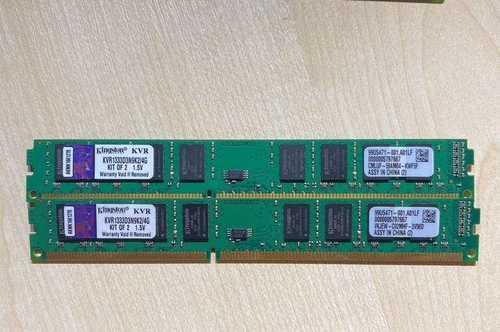 Оперативная память ddr3 2gb x 2