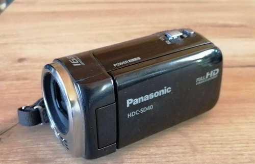 Видеокамера panasonic hdc-sd40