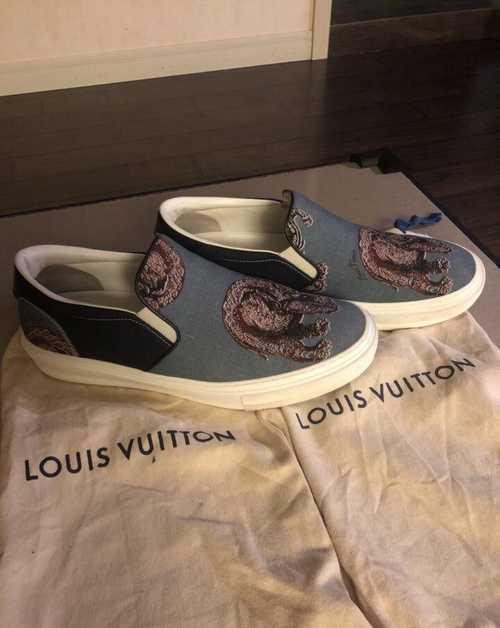 Слипоны Louis Vuitton.Оригинал