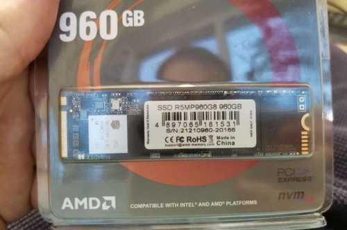 M2 SSD nvme R5 960gb Новый