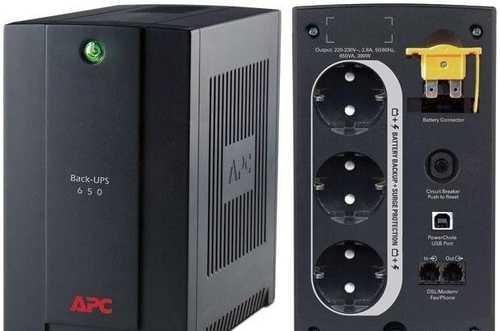 Ибп APC back-UPS 650VA AVR 230V CIS BX650CI-RS