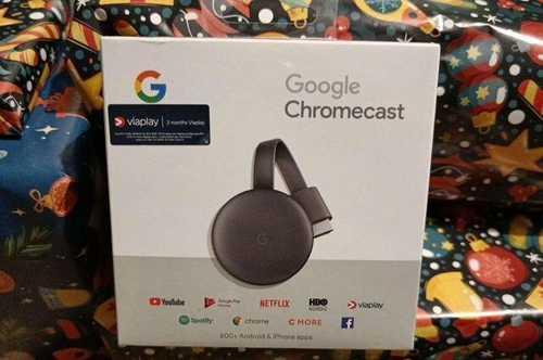 Медиаплеер Google Chromecast 2018