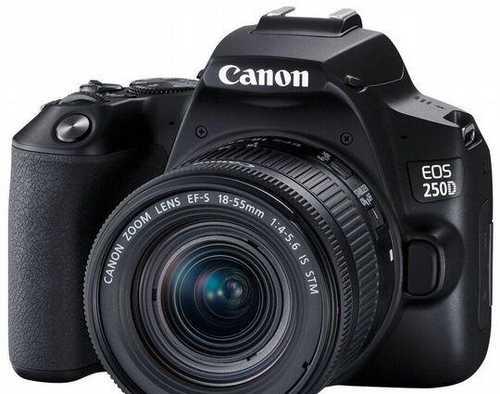 Фотоаппарат Canon EOS 250D Kit, черный