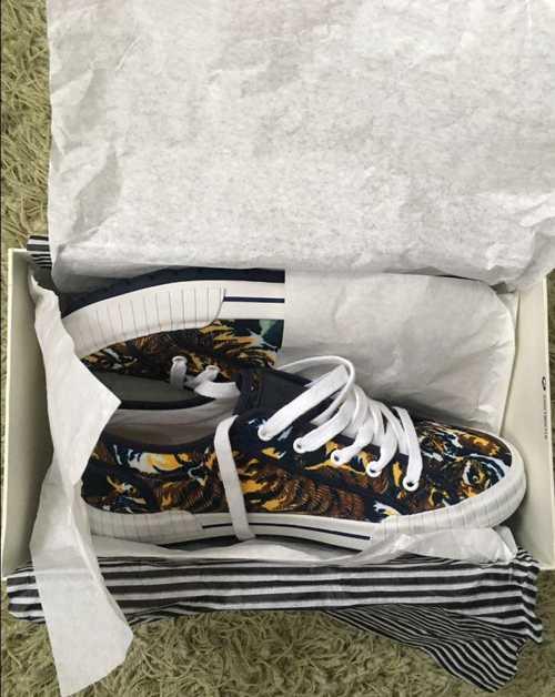 Кеды Kenzo Homme Tiger Print