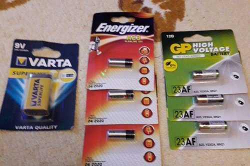 Батарейки Energizer, GP, Varta