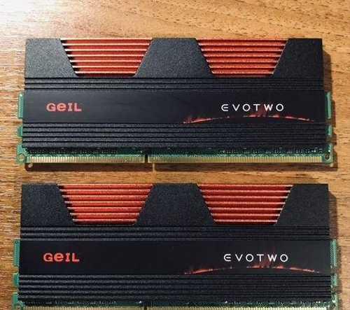 DDR3 2*4gb Geil EVO TWO 1866 9-10-9-28
