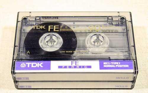 Аудиокассеты TDK FE 90 - 2 штуки. Новые Чистые