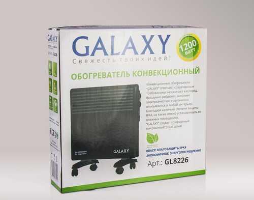 Конвектор обогреватель Galaxy GL-822 чёрный