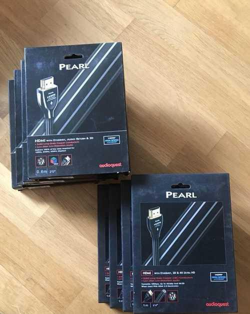 Кабели Audioquest hdmi Pearl 0.6m, 1m