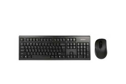 Клавиатура + мышь A4Tech 7100N клав:черный мышь:че