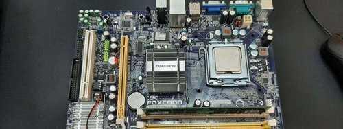 Материнская плата с процессором и памятью