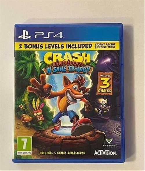Crash Bandicoot N'Sane Trilogy PS4