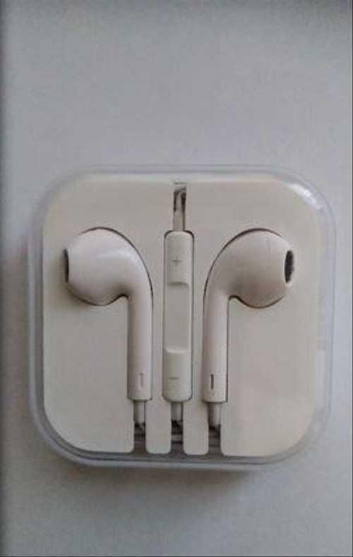 Наушники Apple EarPods 3,5 мм (б/у, оригинал)