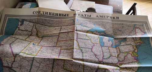 Карты эпохи СССР: генштаб, администр., туристич