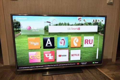 Lg 47 дюймов(119см). Smart, wi-fi. 3d. Full hd