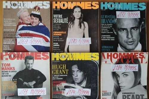 Журналы Vogue Hommes International