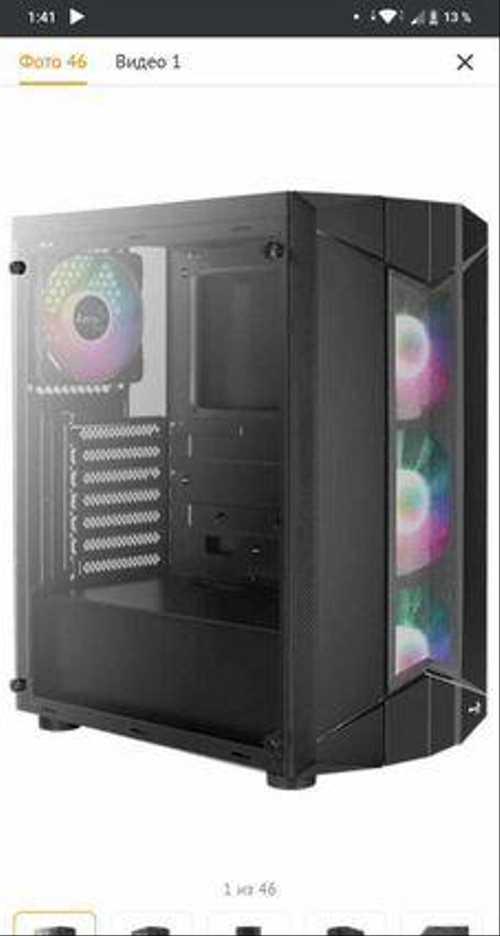 Корпус aerocool sentinel mid tower