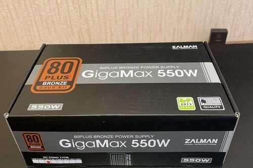 Zalman Gigamax 550w блок питания для компьютера