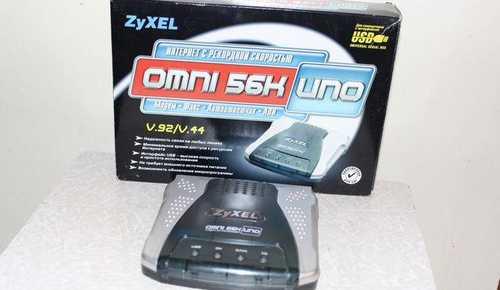 Модем Zyxel omni 56k