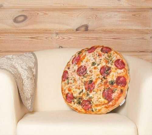 Пицца. Декоративная подушка в виде пиццы