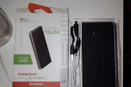 Аккумулятор тонкий power bank 6000