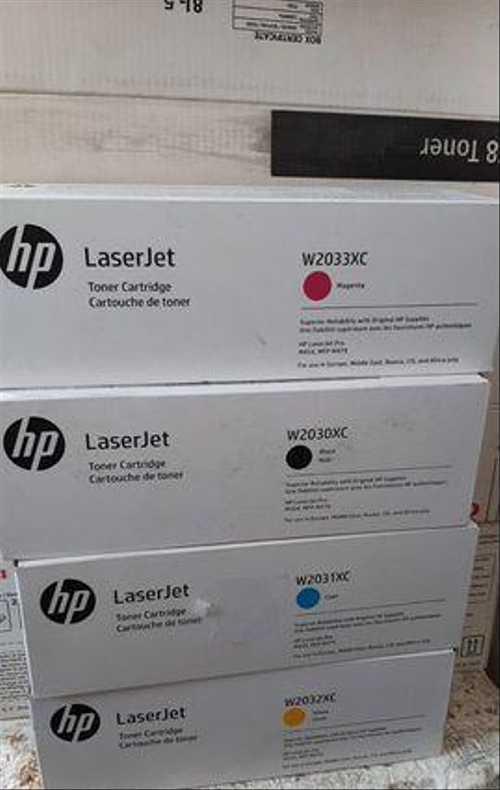 Картриджи HP W2030xc/w2031xc/w2032xc/w2033xc