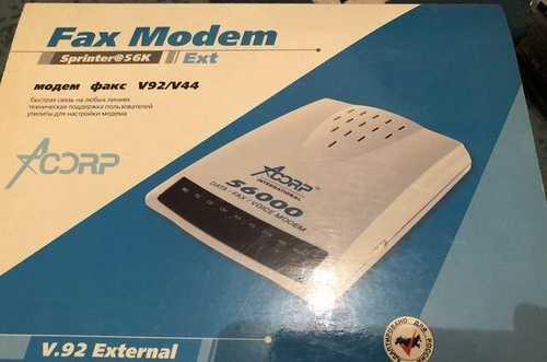 Факс-модем для компьютера. Антенна Fax-5. Факс-модемная телекоммуникация.