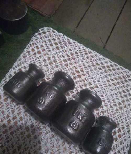 Гирьки, гири весовые СССР