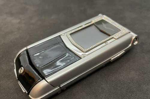 Vertu Ayxta Diamonds Black Alligator