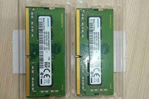 Оперативная память Samsung 8gb (2x4gb) ddr4 sodimm