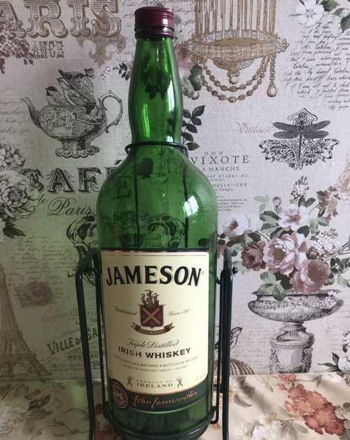 Бутылка из под виски Jameson 4,5 литра