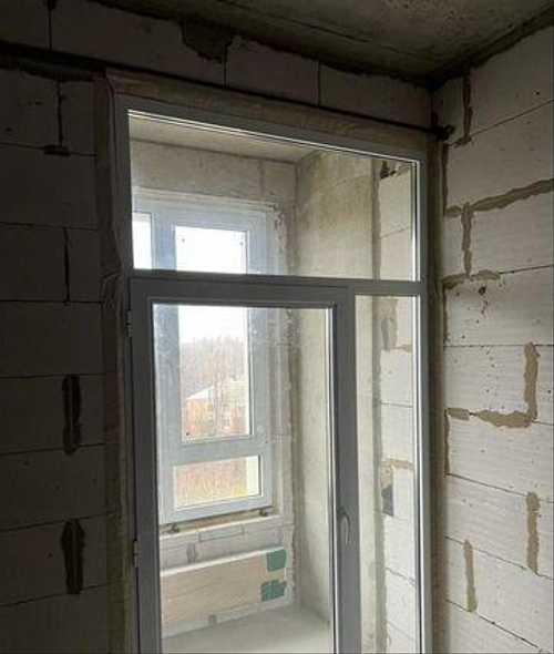 Алюминиевая дверь со стеклом