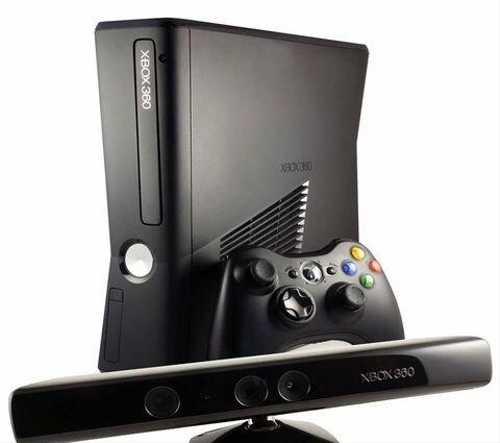 Xbox 360 Slim 250Gb + Kinect + xkey