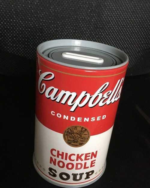 Сувенирная копилка campbells by andy warhol
