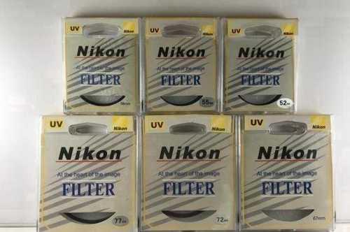 Защитные светофильтры UV Nikon Новые (A284)