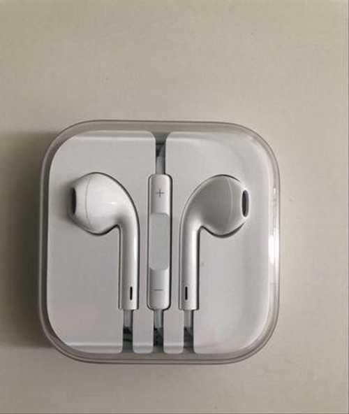 Новые наушники apple earpods проводные 3,5мм ориги