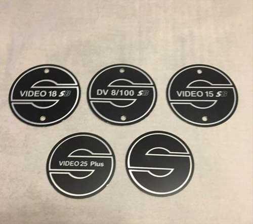 Sachtler shield labels, шильдики Заклер, новые