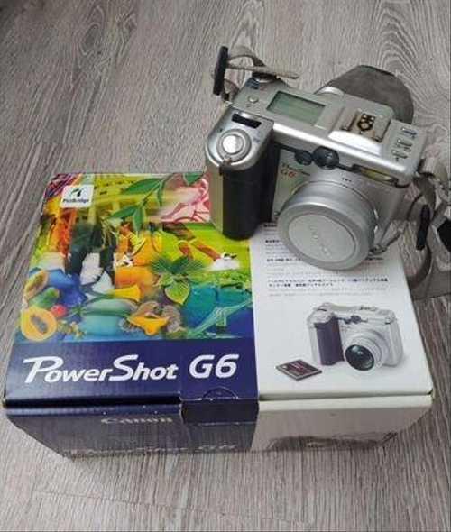 Фотоаппарат Canon powershot g6